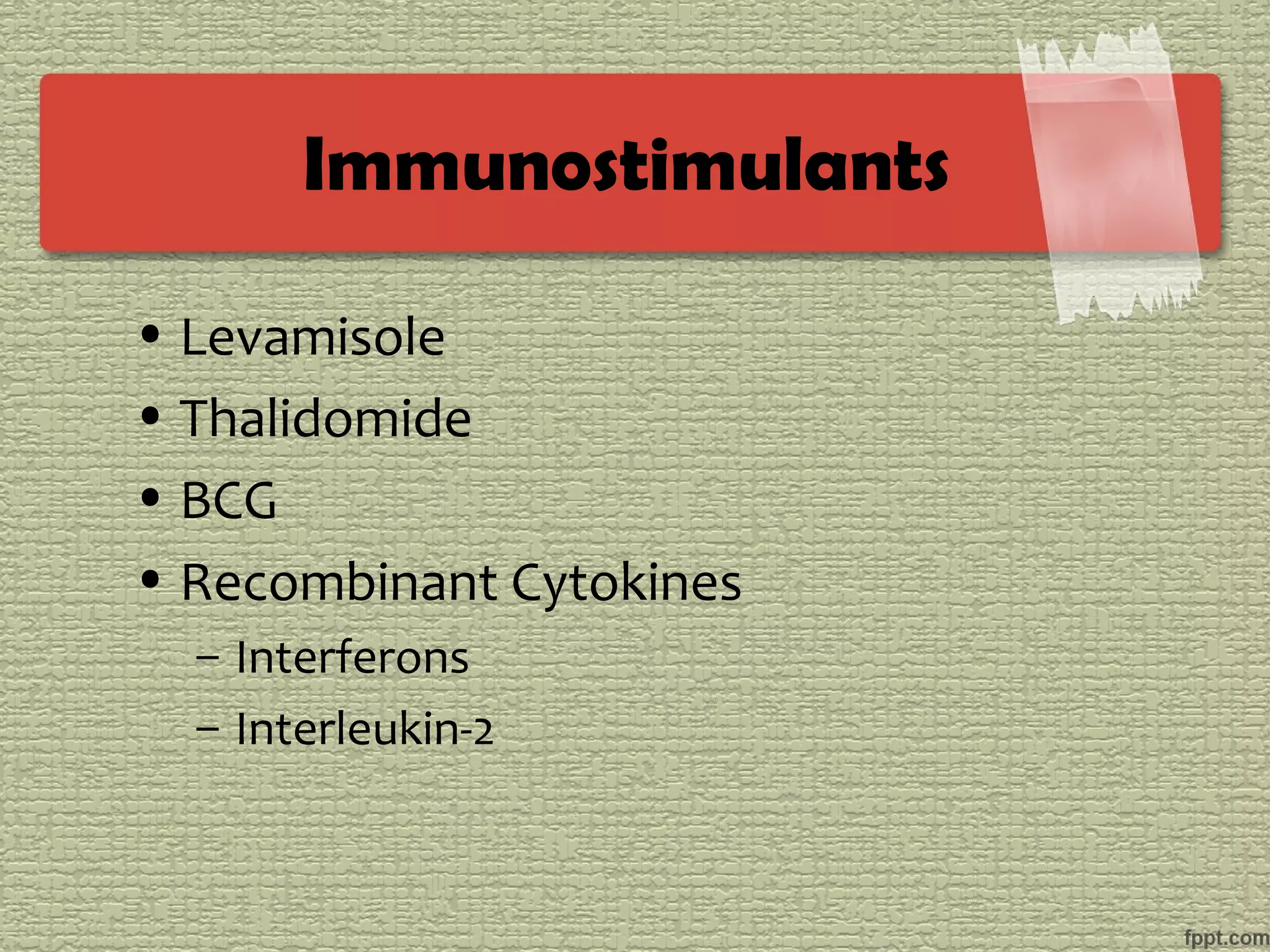 Immunomodulators | PPT