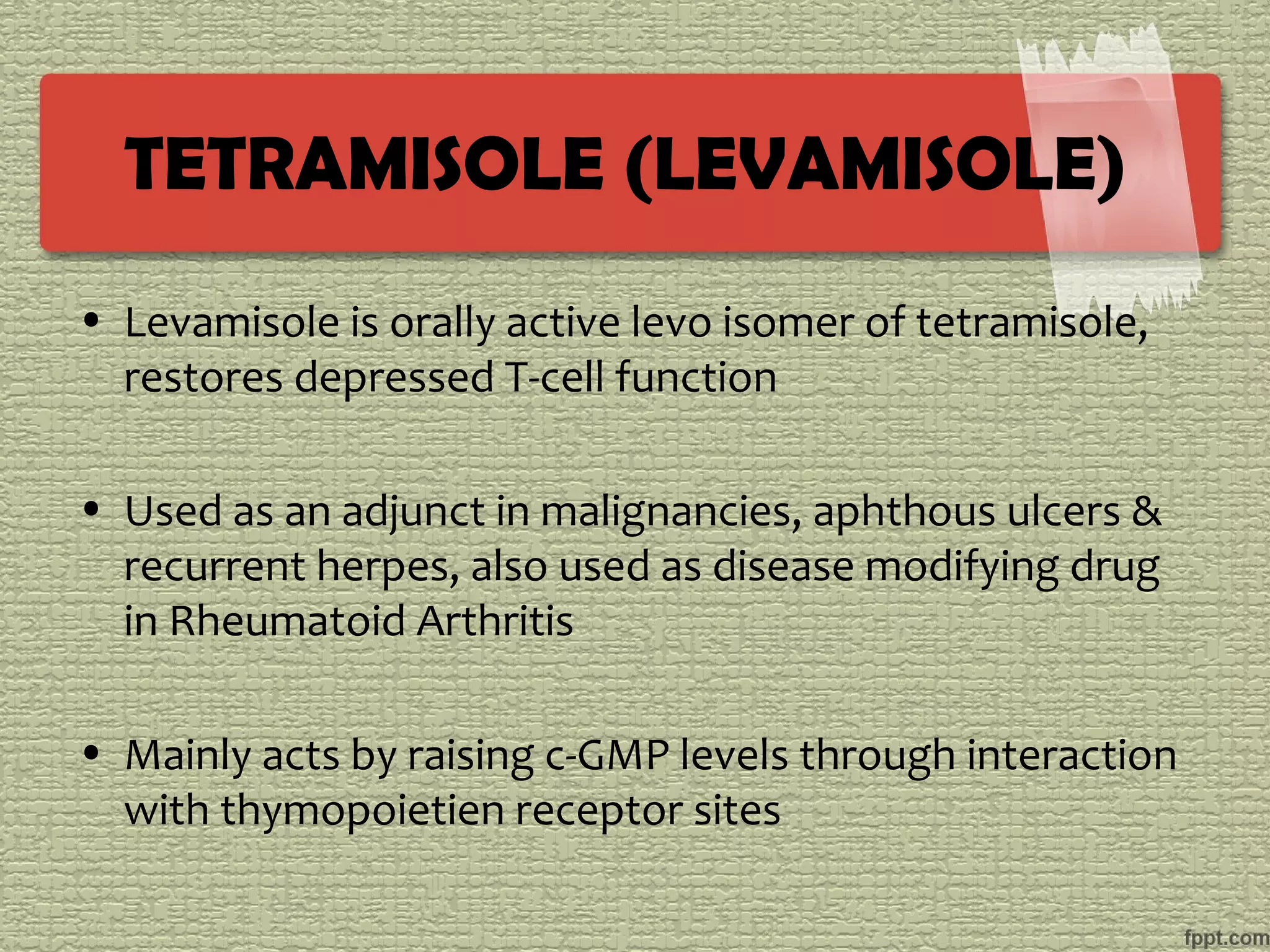Immunomodulators | PPT
