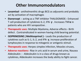 Immunomodulators | PPTX