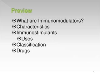 Immunomodulators | PPT