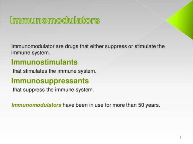 Immunomodulators | PPTX | Chemistry | Science