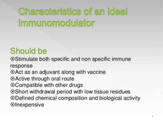 Immunomodulators | PPTX | Chemistry | Science