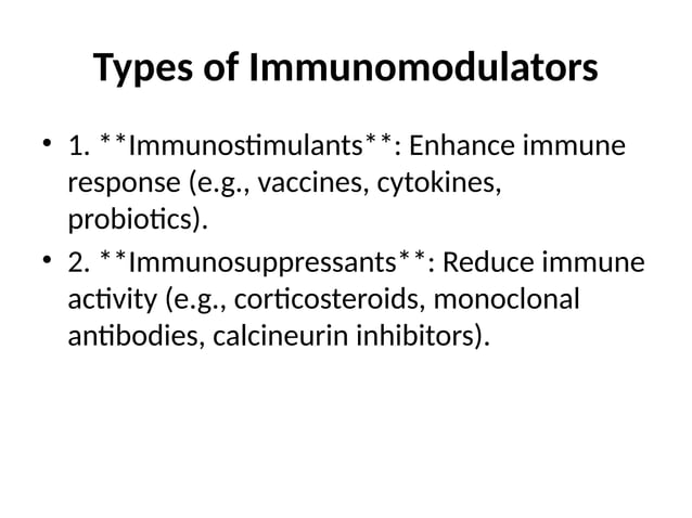 whats is Immunomodulators . . . . .pptx