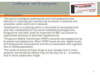 inflammatory bowel disease and drug used for it | PPT