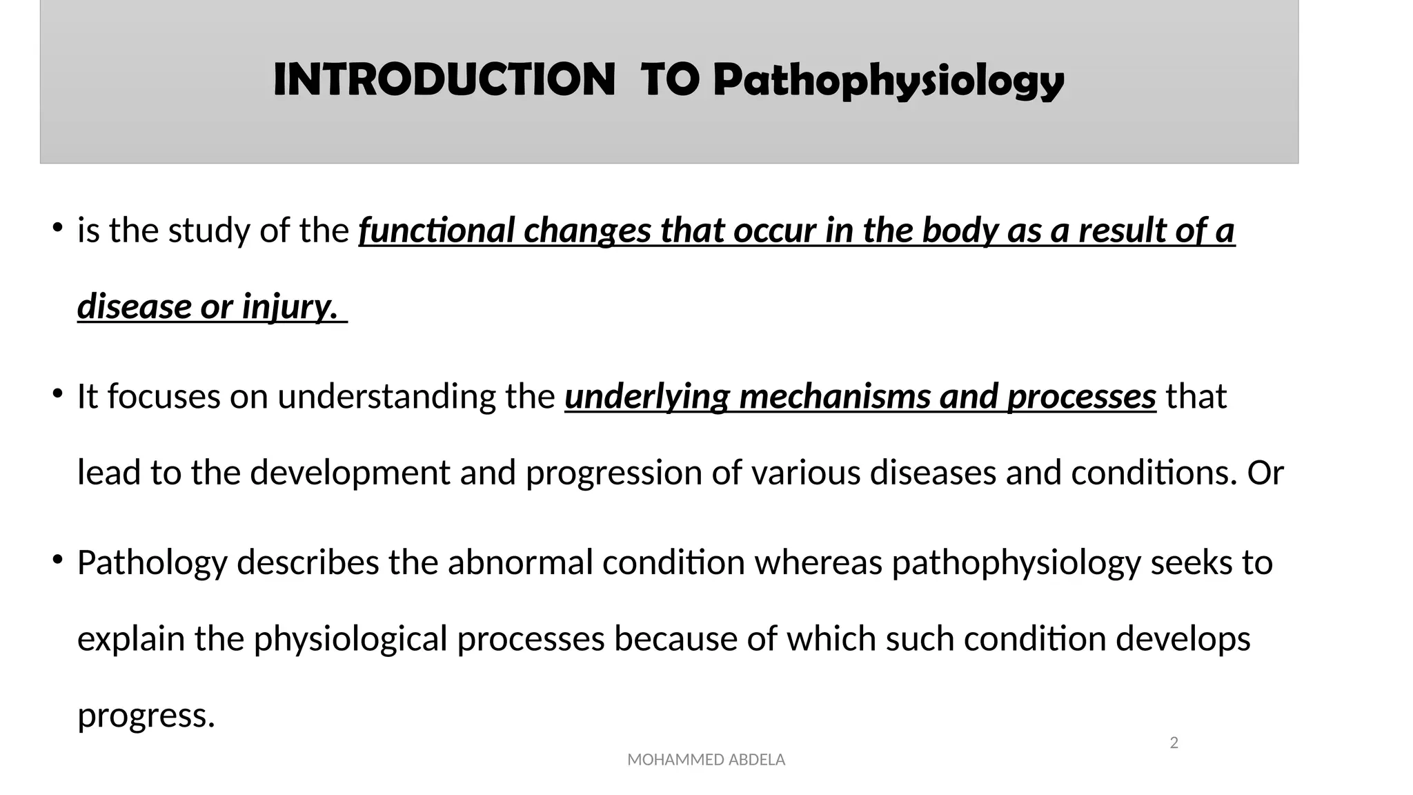 immunopathology of pathophysiology for Nursing | PPTX
