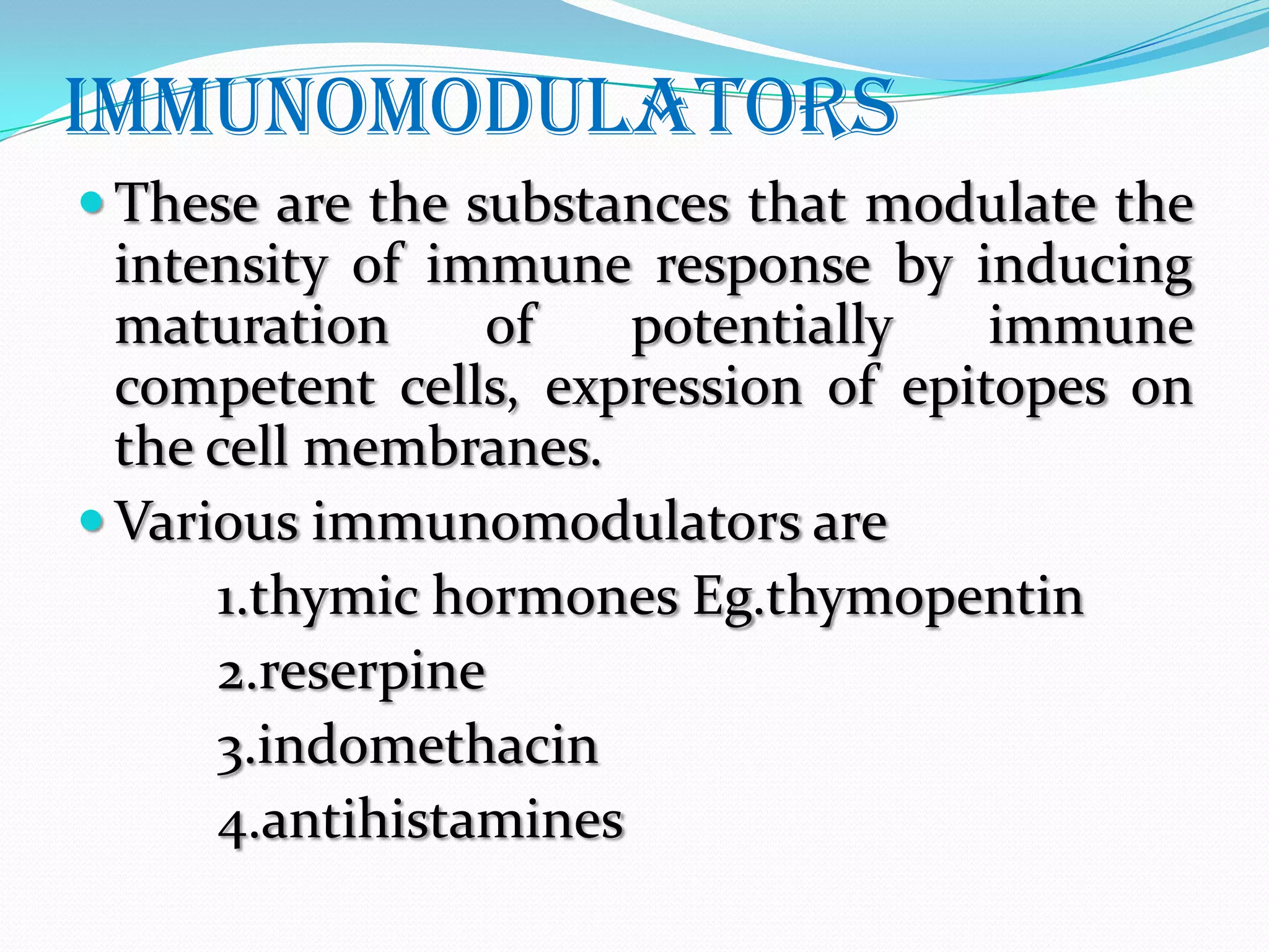 Immunopharmacology | PPTX