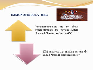 Immunopharmacology | PPTX