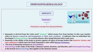 IMMUNOPHARMACOLOGY (NAGPUR COLLEGE OF PHARMACY) BY SIDDHI SHRIGIRIWAR ...