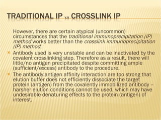 Immunoprecipitation | PPT