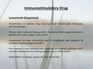 Immunostimulant | PPTX