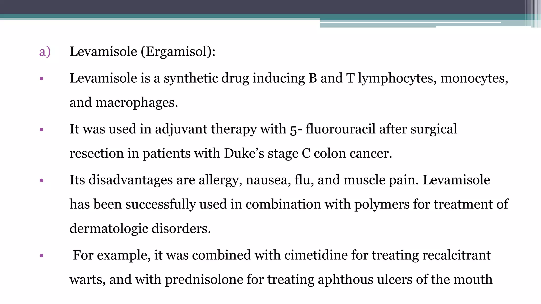Immunostimulants | PPTX