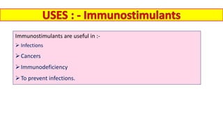 immunostimulants and immunosupprasants.pptx