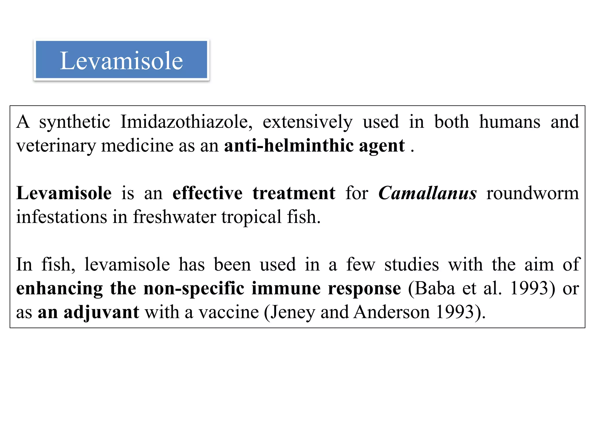 Immunostimulants role in aquaculture | PPTX
