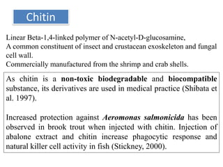 Immunostimulants role in aquaculture | PPTX