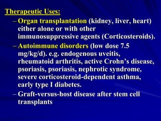 IMMUNOSUPPRESSANT DRUGS. Powerpoint presentation | PPT
