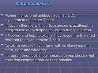 immunosuppressantdrugs and immunomodulators.ppt