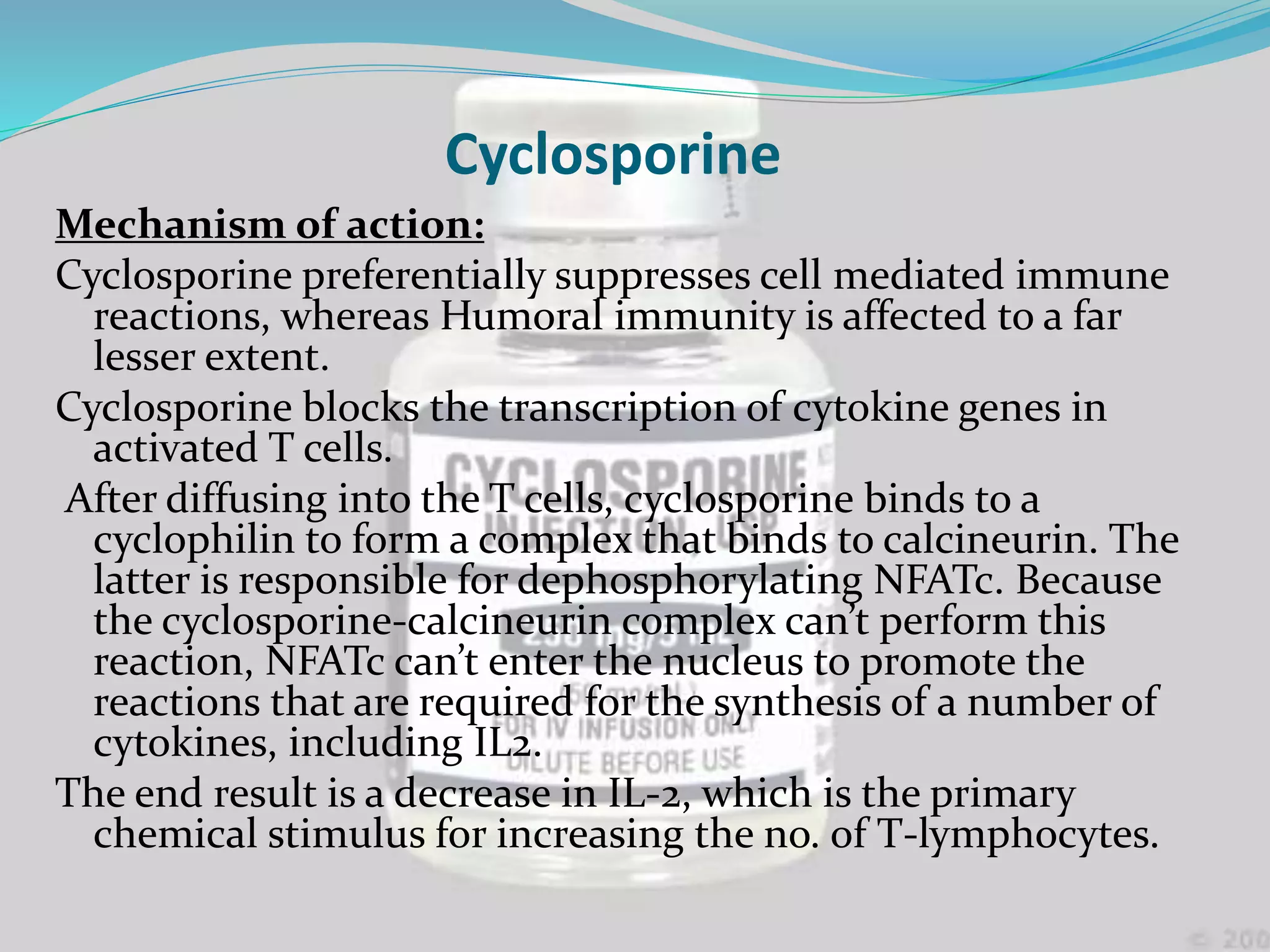 Immunosuppressants | PPTX