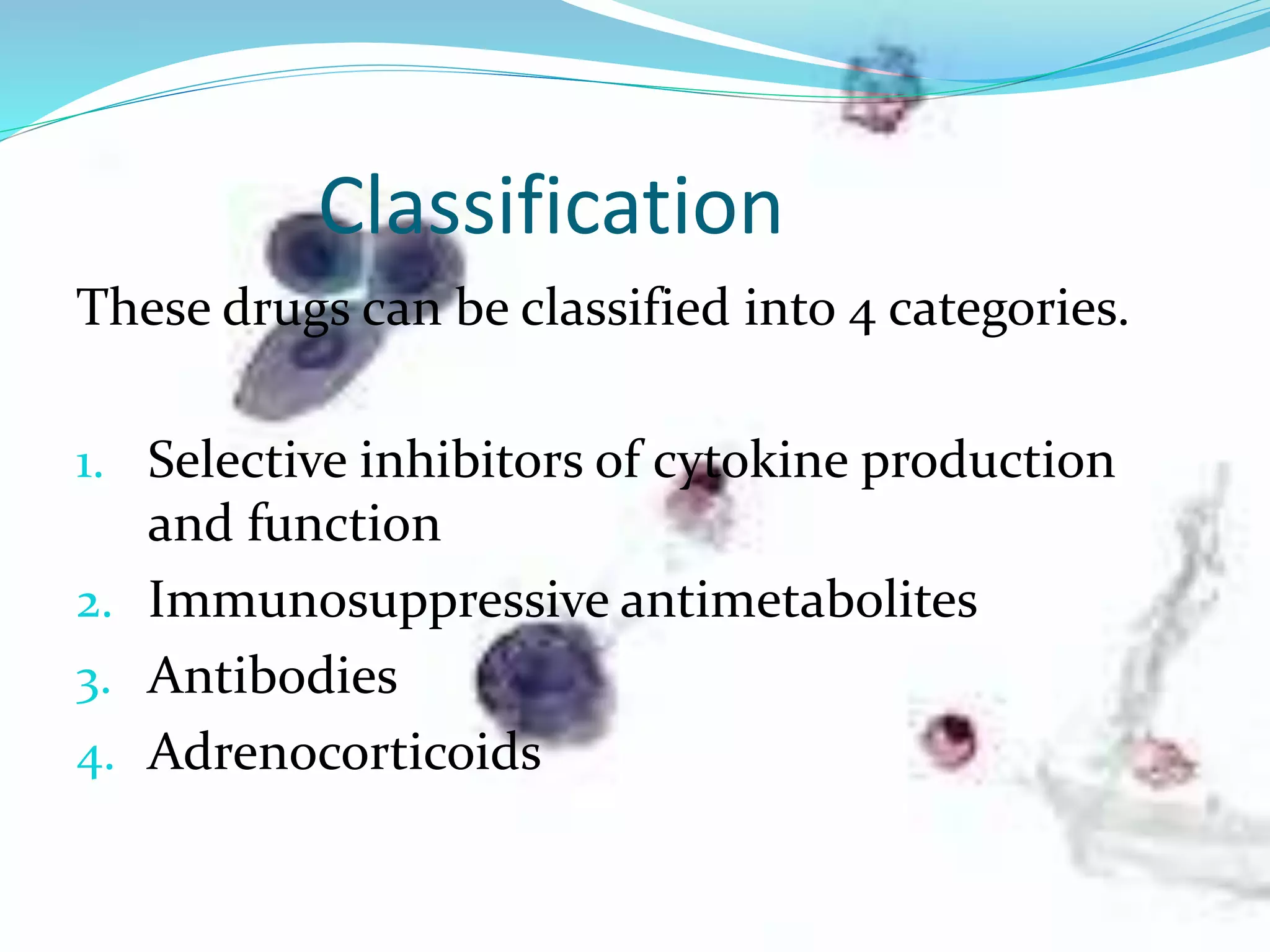 Immunosuppressants | PPTX