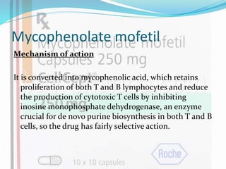 Immunosuppressants | PPTX