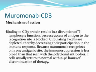Immunosuppressants | PPTX