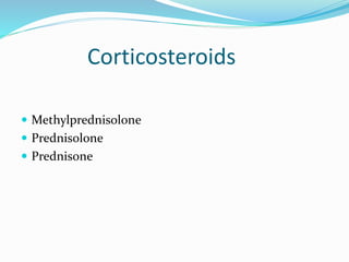 Immunosuppressants | PPTX