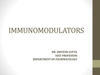 Immunomodulators | PPTX