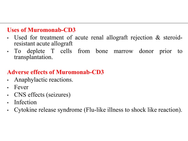 Immunosuppressive Drugs.ppt | Biological Sciences | Science