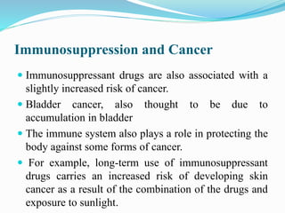 immunosupressant and endocrine dysfunction.pptx