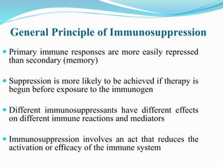 immunosupressant and endocrine dysfunction.pptx