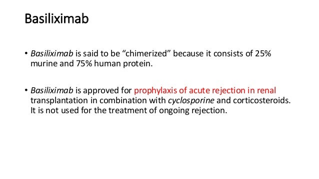 Pharmacology - Immunosupressants