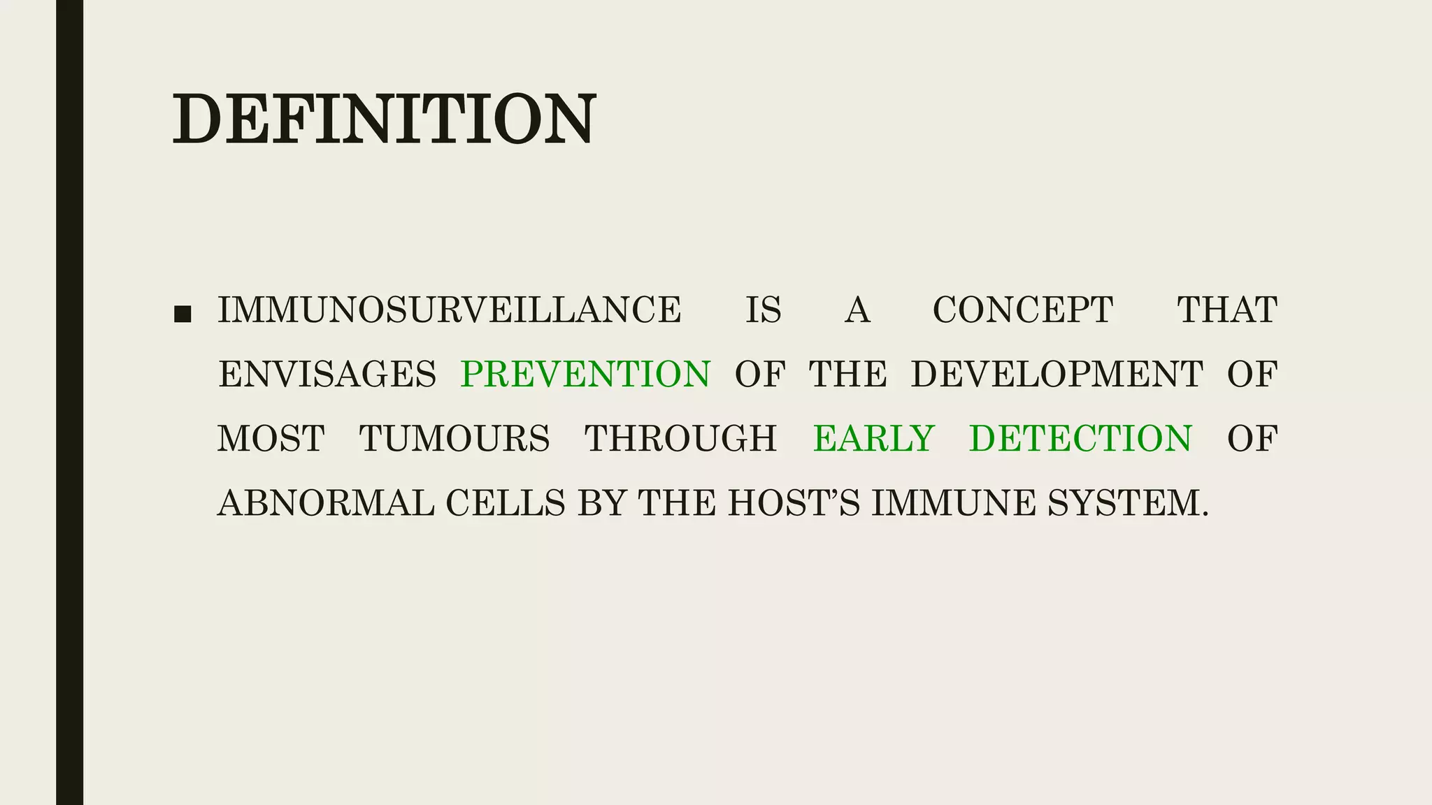 Immunosurveillance | PPTX