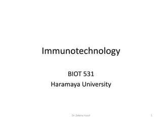 Immunology and Immunotechnology note.pptx | Infectious Diseases ...