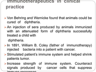 Immunotherapy ppt | PPTX