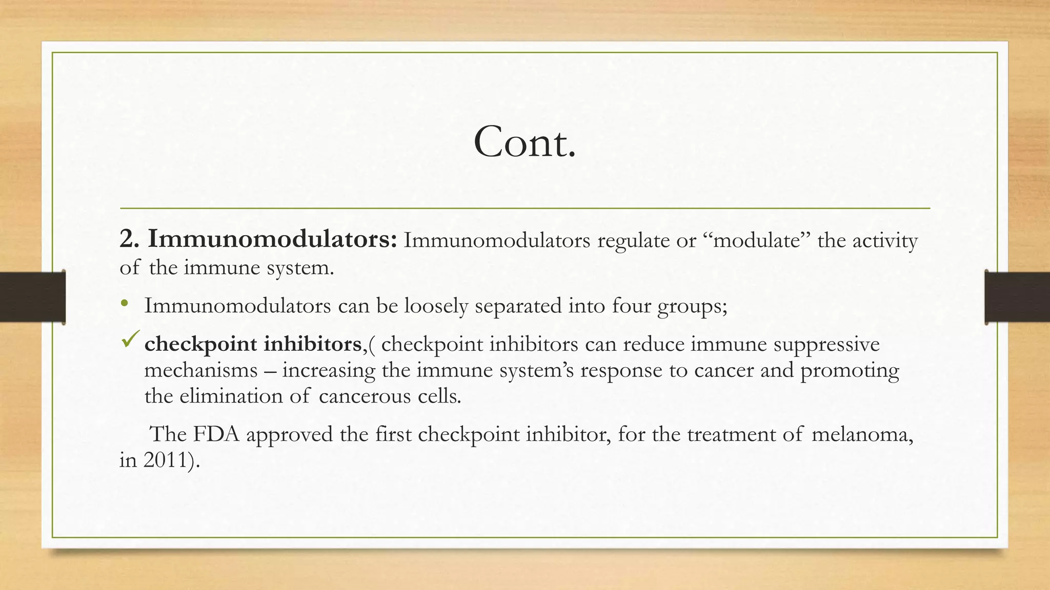 Immunotherapeutics ( types of Immunotherapeutics & humanization ...