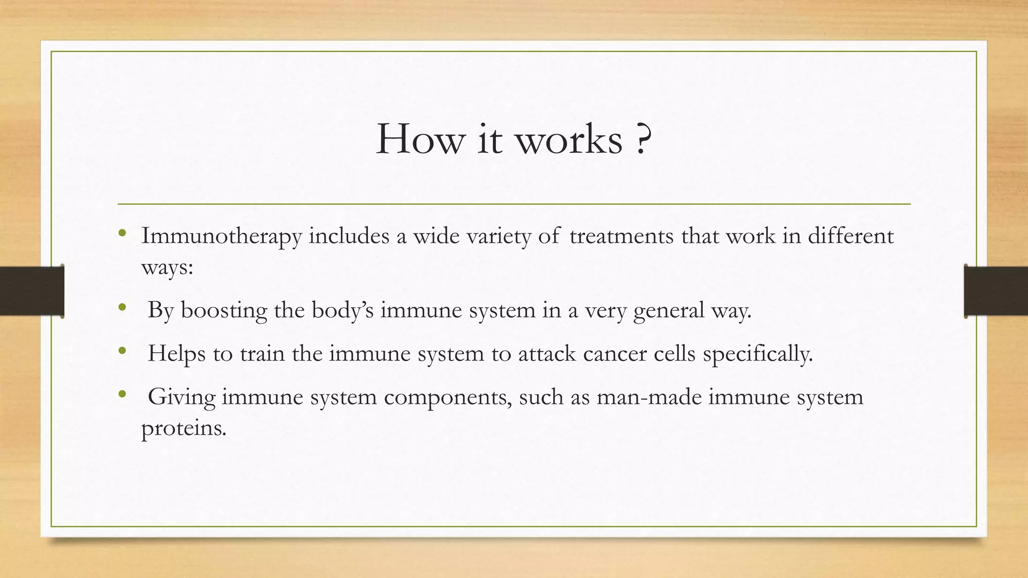 Immunotherapeutics ( types of Immunotherapeutics & humanization ...