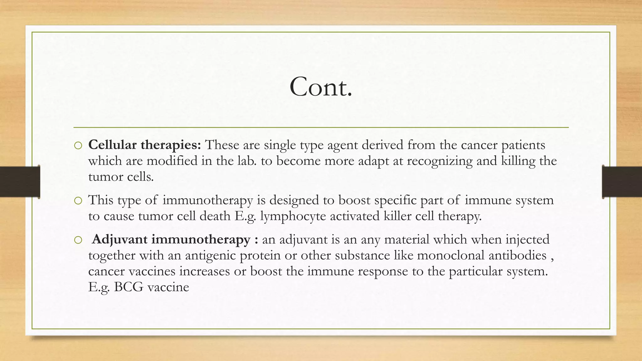 Immunotherapeutics ( types of Immunotherapeutics & humanization ...