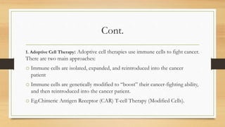 Immunotherapeutics ( types of Immunotherapeutics & humanization ...