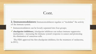 Immunotherapeutics ( types of Immunotherapeutics & humanization ...