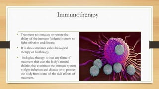 Immunotherapeutics ( types of Immunotherapeutics & humanization ...