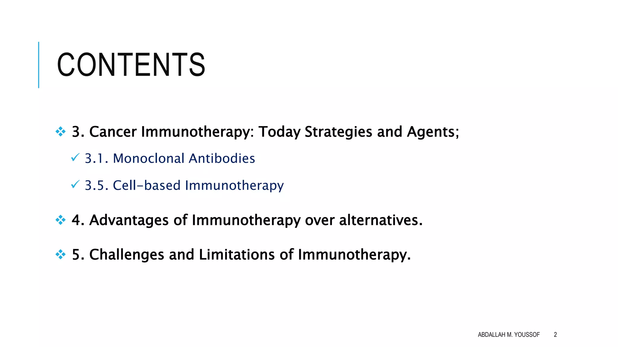 Cancer Immunotherapy | PPT