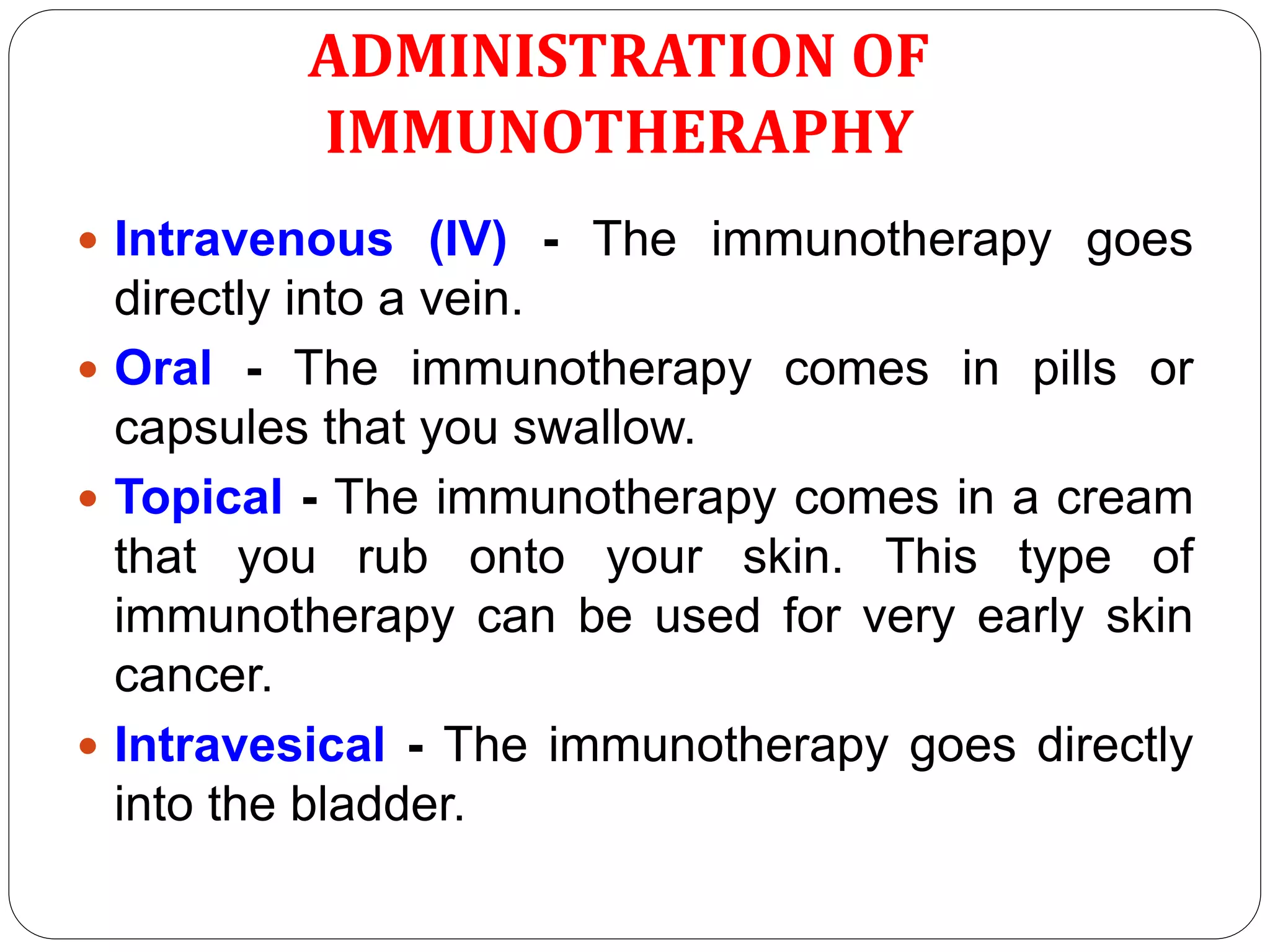 Immunotherapy | PPT