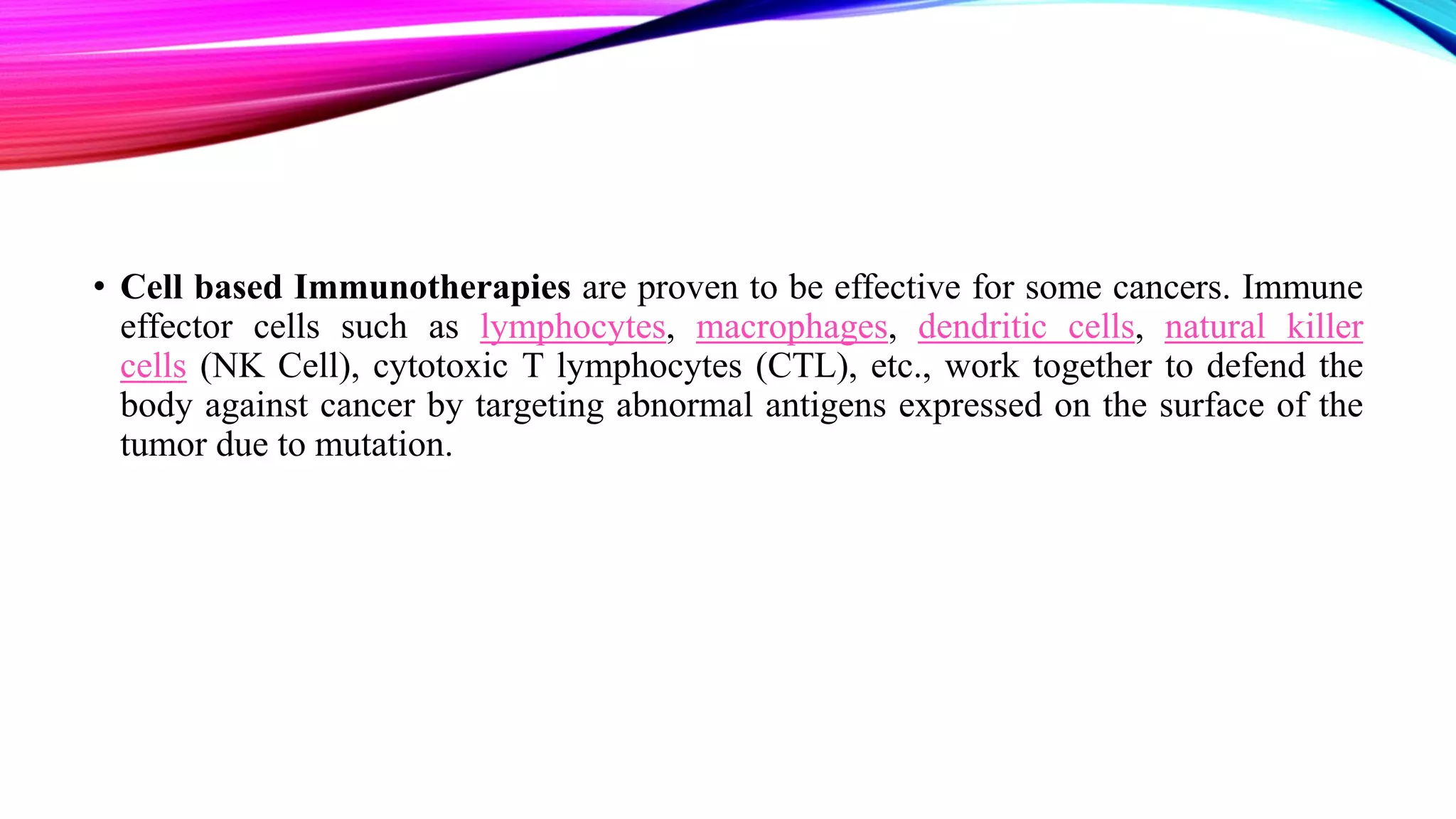 Immunotherapy | PPTX
