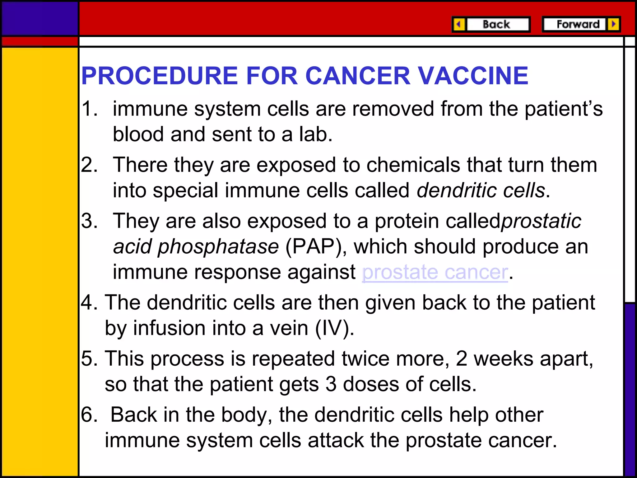 Immunotherapy for cancer | PPTX