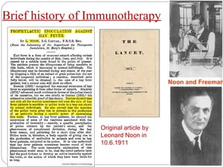 Immunotherapy in asthma | PPT