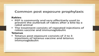 immunoprophylaxis and Immunotherapy of infectious diseases | PPTX