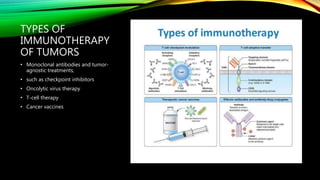 Immunotherapy of tumor | PPTX