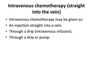 Immunotherapy, radiation, chemotherapy | PPTX