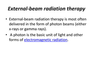 Immunotherapy, radiation, chemotherapy | PPTX