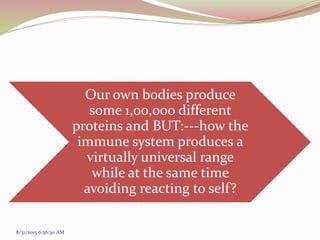 Immunotolerance: mechanism and consequence | PPTX