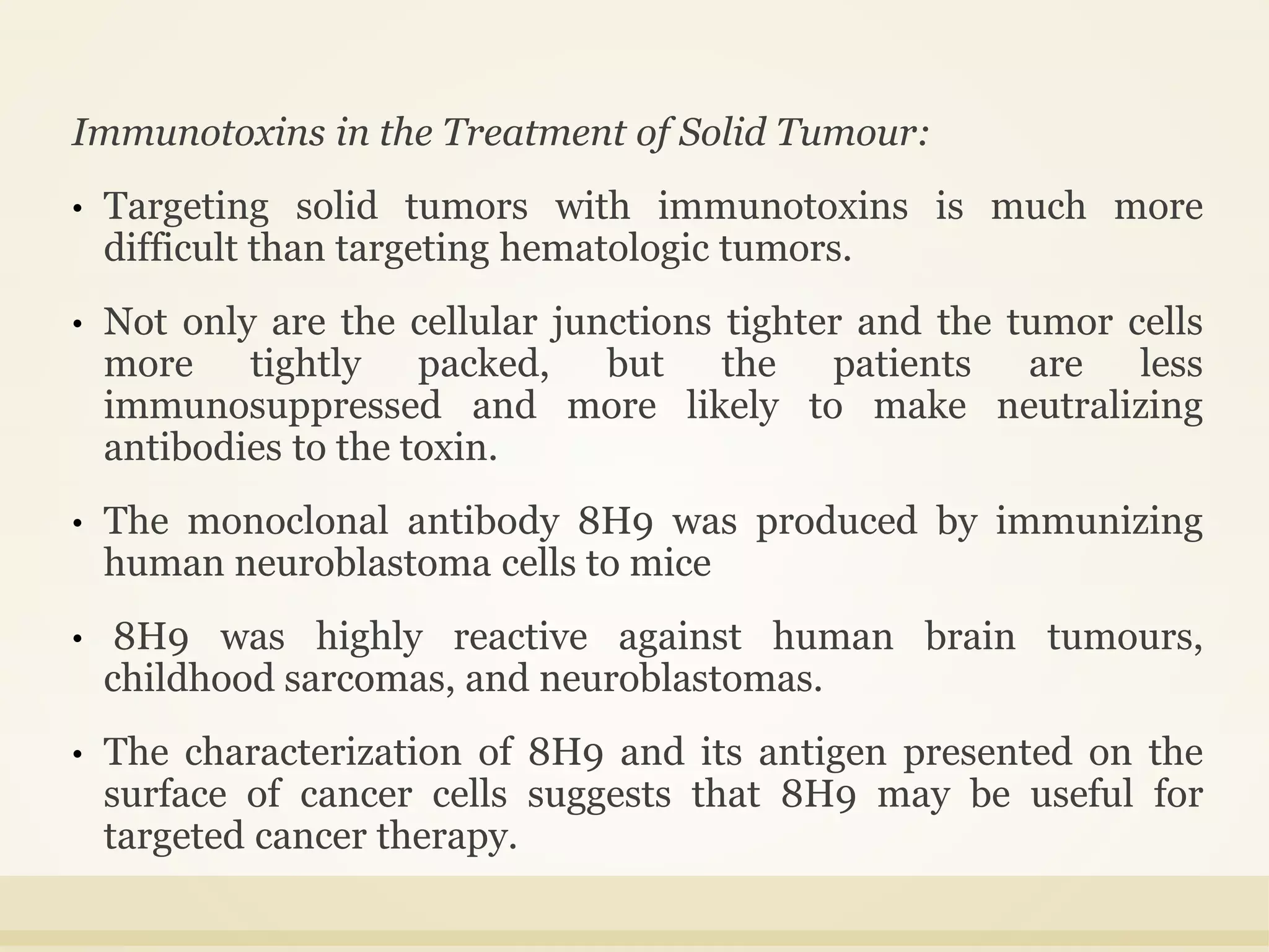 Immunotoxins | PPTX